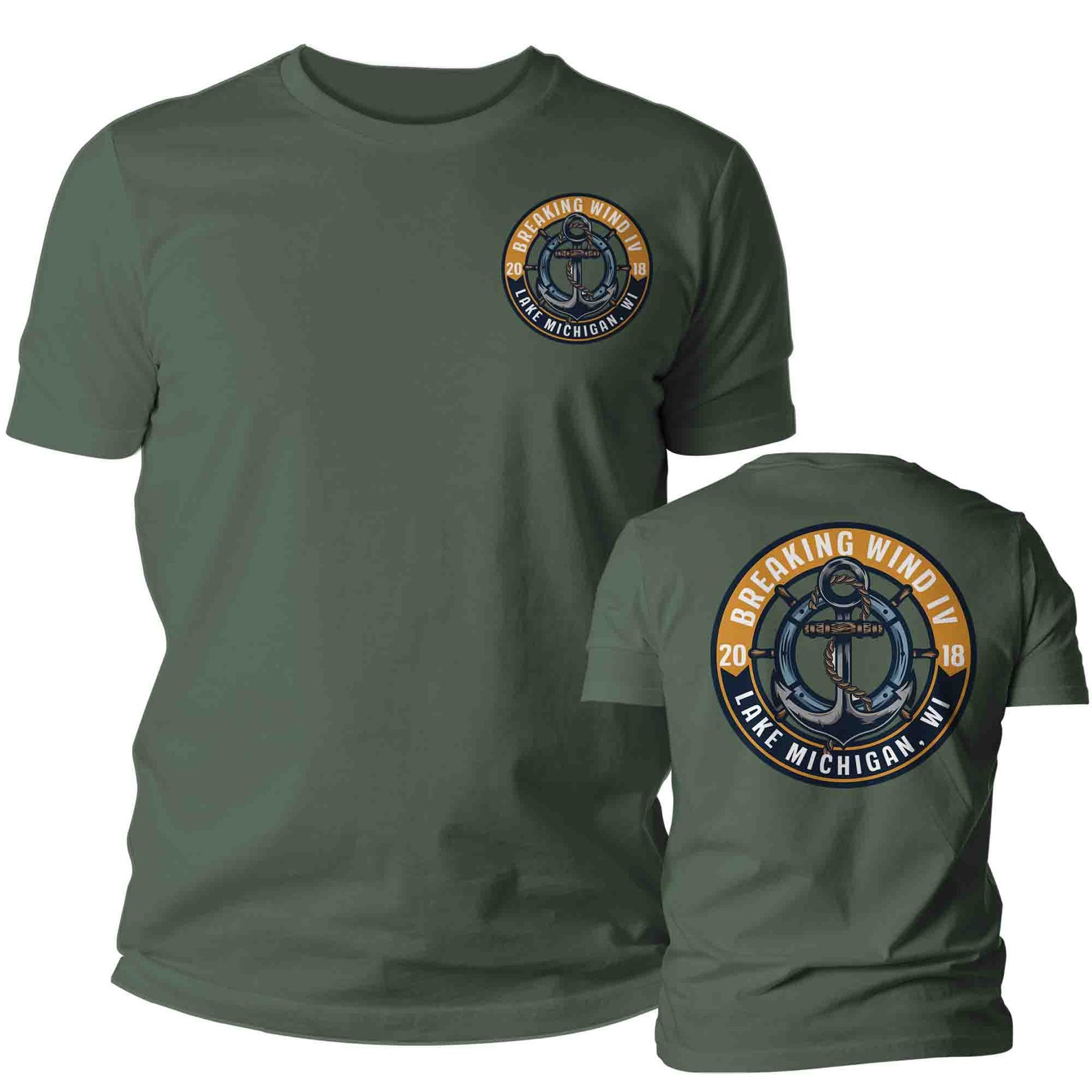 Personalized Boat Crew Shirt: Vintage Anchor Yacht Captain Tee - Etsy