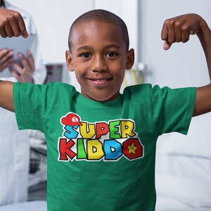Kids Funny Shirt Super Kiddo T Shirt Gamer Shirt Gaming Gift Gift Idea ...