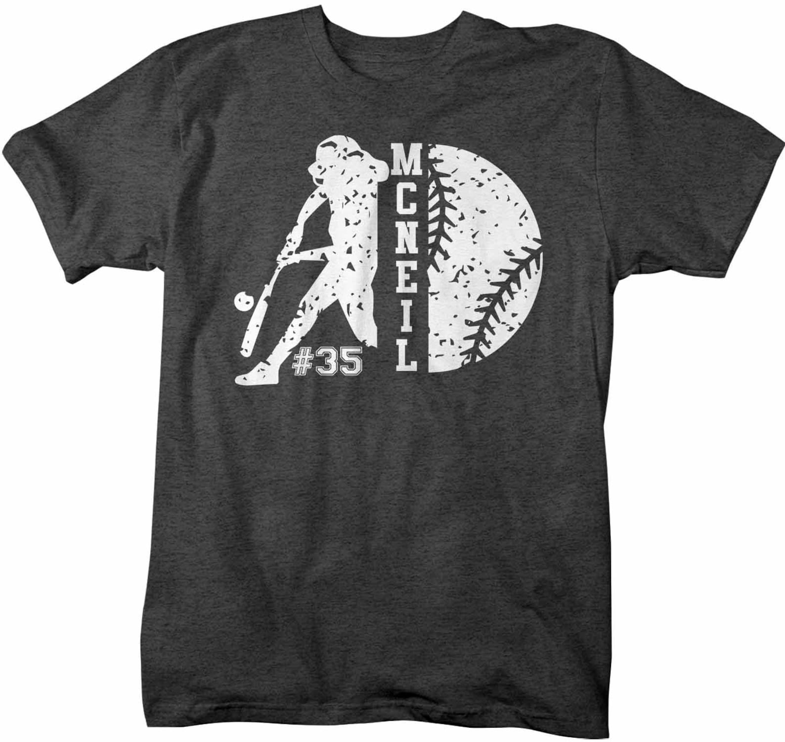 Men's Personalized Softball T Shirt Custom Softball Shirts - Etsy