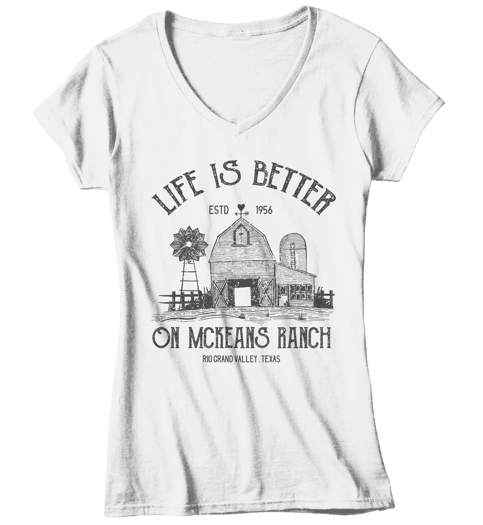 Womens Personalized Farm T Shirt Vintage Barn Farmer Etsy
