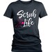 Women's Scrub Life T-shirt Nurse Shirt Stethoscope Tee - Etsy