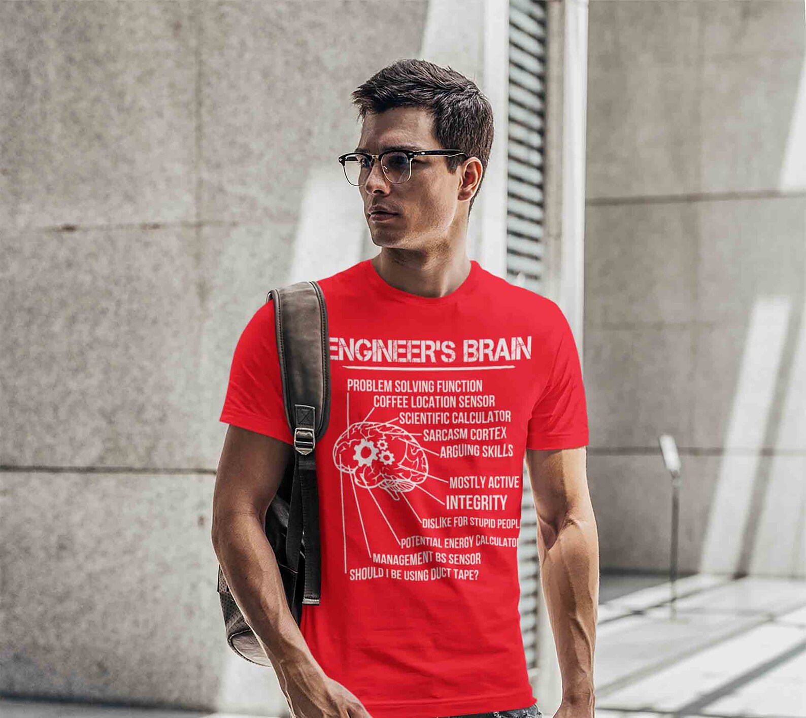 Funny Engineer Brain T-shirt: Engineering Student Gift - Etsy
