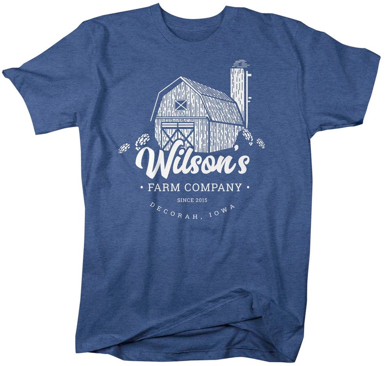 Men's Personalized Farm T Shirt Barn Farming Shirt - Etsy