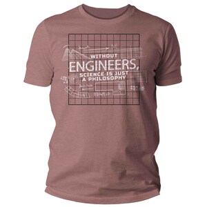 Men's Funny Engineer T Shirt Engineering Shirts Without Science is ...