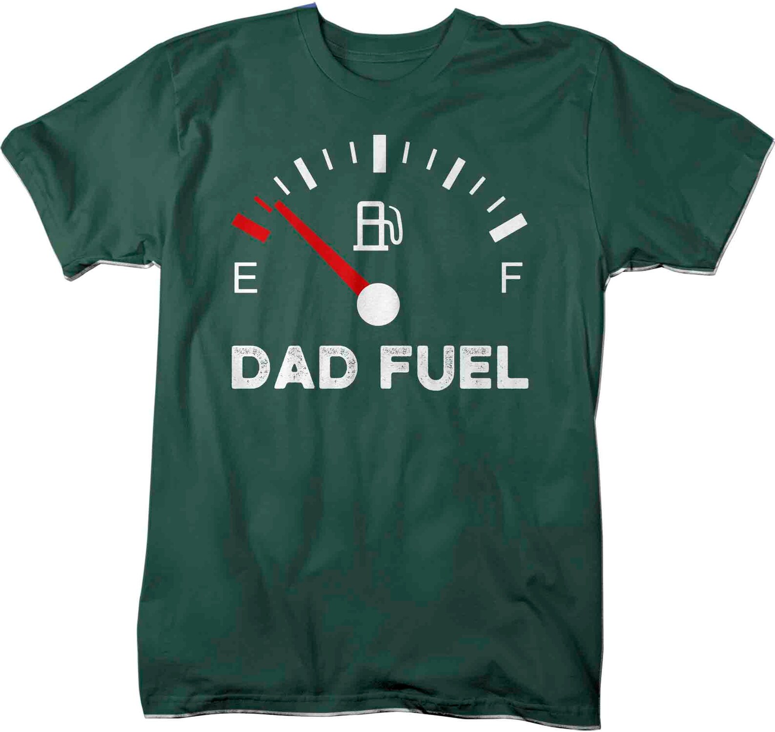 Men's Funny Dad Shirt Dad Fuel Gauge Tee Empty No Energy - Etsy