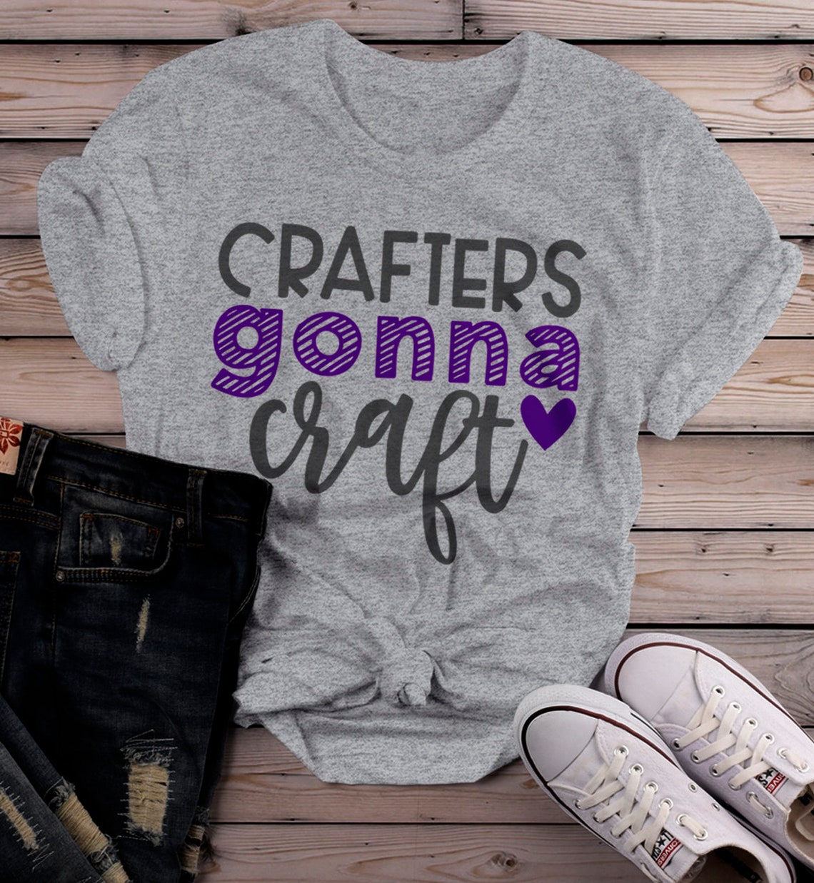 Women's Funny Craft T Shirt I Crafters Gonna Craft Shirts | Etsy