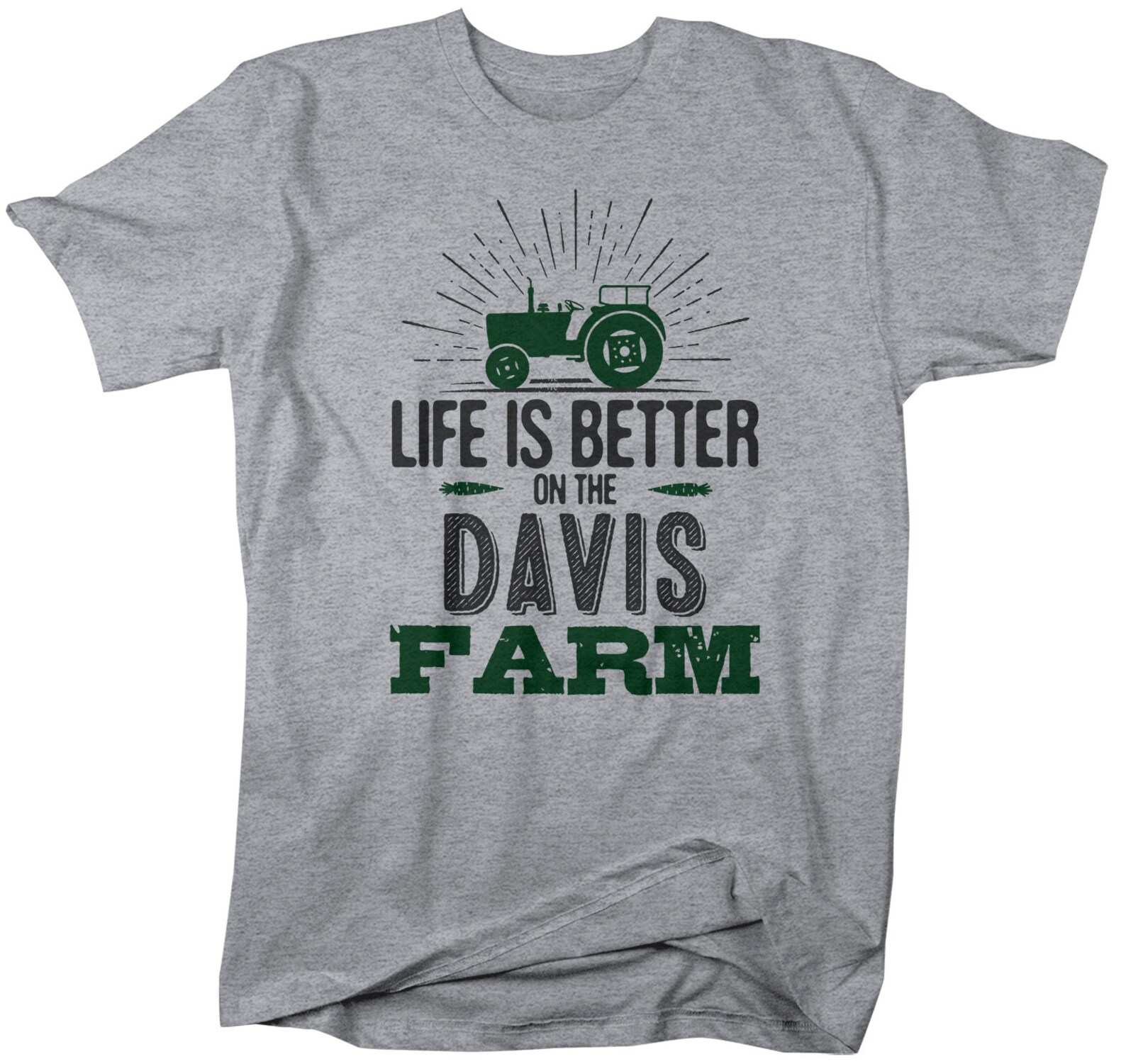Mens Personalized Farm T Shirt Custom Farming Shirt Etsy