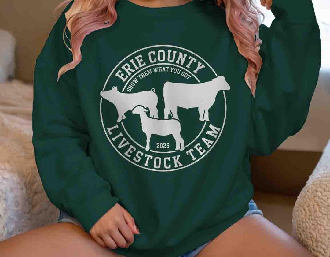 Personalized Livestock Team Sweatshirt: Custom Farm Show Crewneck - Etsy