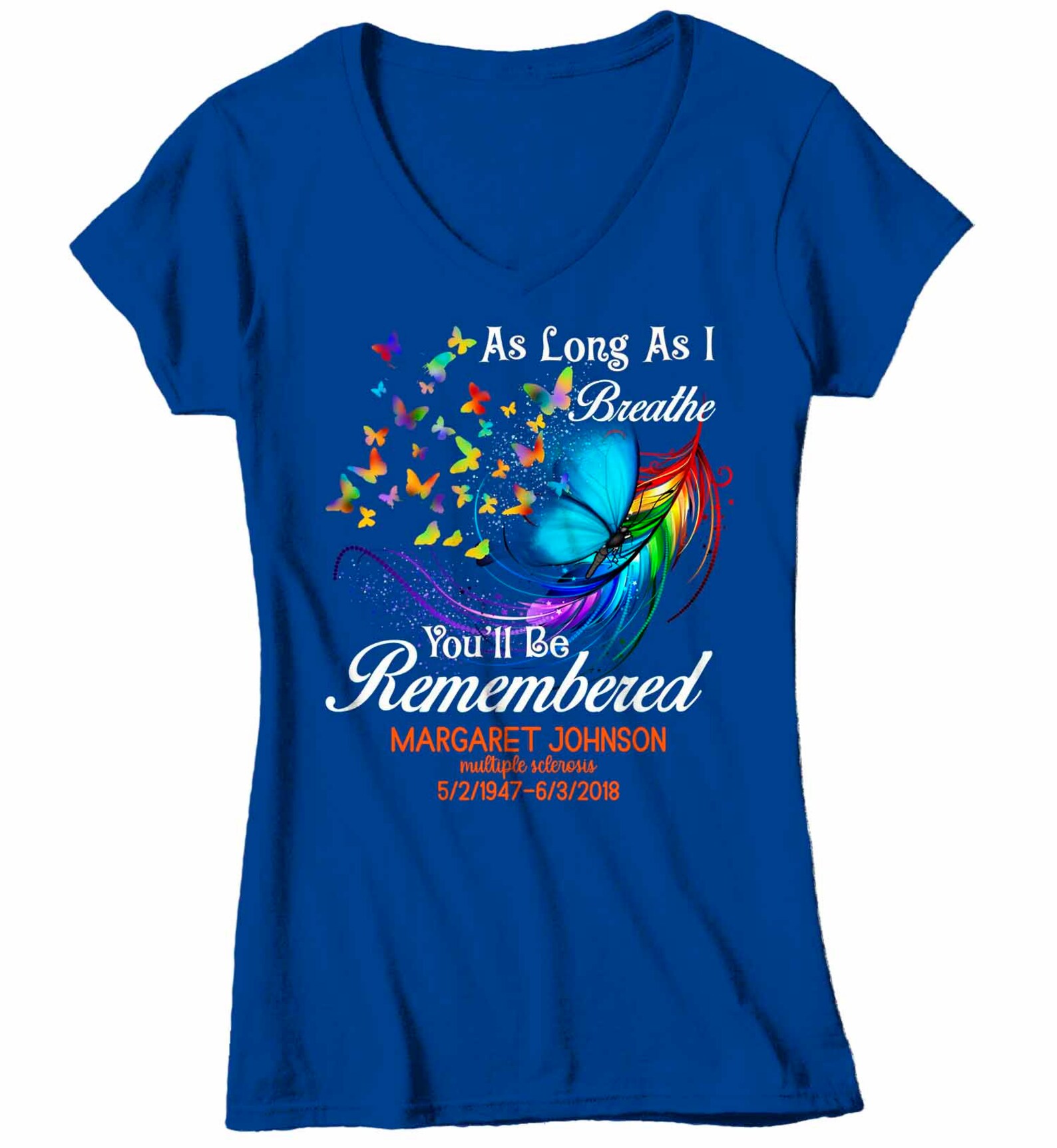 Women's Personalized in Memory T-shirt Remember You - Etsy