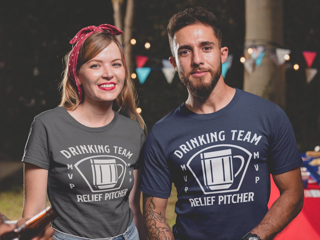 Men's Funny Beer T Shirt Relief Pitcher Shirt Drinking - Etsy