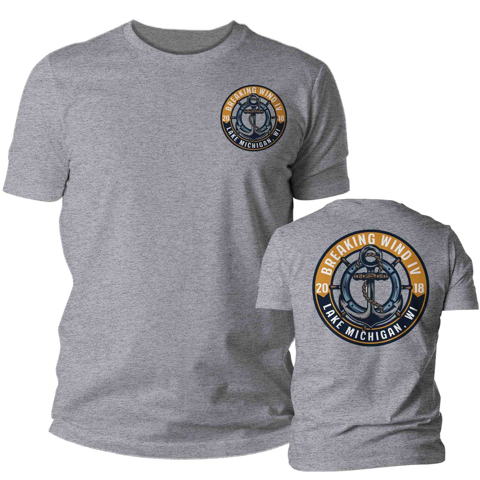 Personalized Boat Crew Shirt: Vintage Anchor Yacht Captain Tee - Etsy