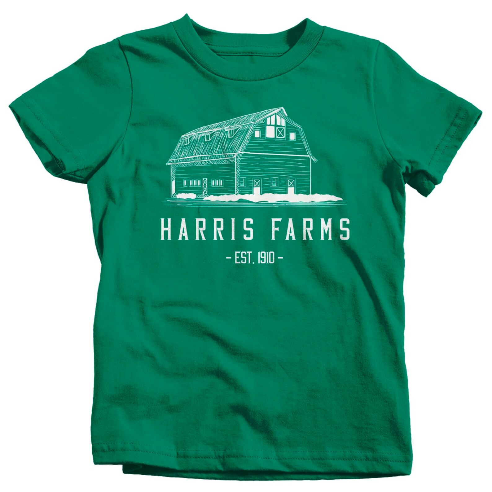 Kids Personalized Farm T Shirt Minimalist Shirt Barn Shirt - Etsy