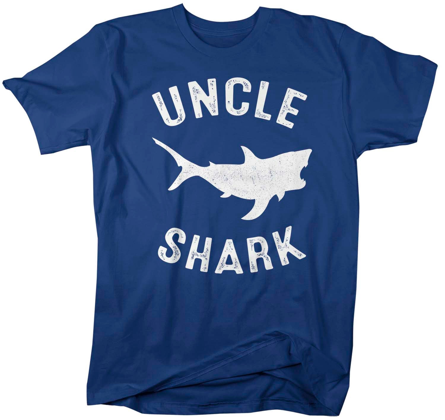 Men's Uncle Shark T Shirt Shark Shirts Matching Uncle | Etsy