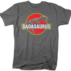 Men's Dadasaurus Shirt Daddy T Shirt T-rex Dinosaur Family Theme Tshirt ...