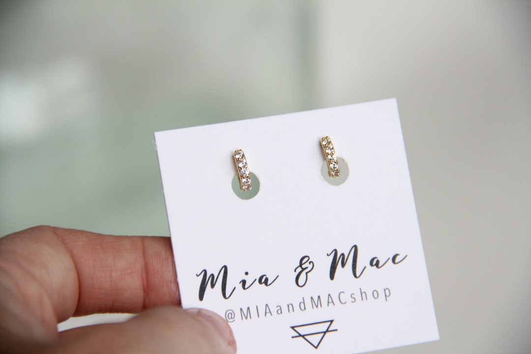 Tiny Diamond Huggies Small Huggies Old Diamond Huggies Gold - Etsy