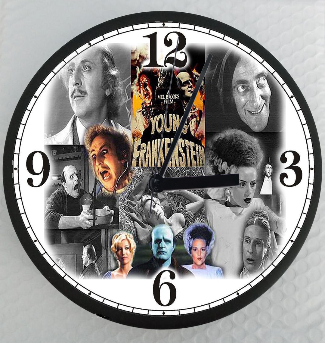 Frankenstein Wall Clock, 1970s, Comedy, Movie, Home Decor, Gift - Etsy