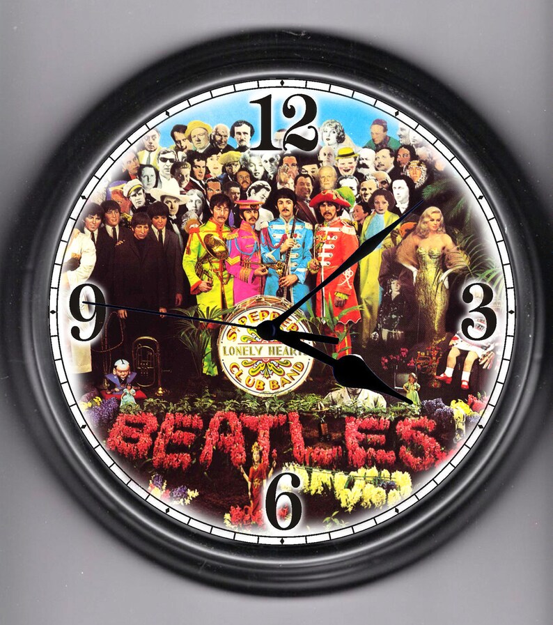 Beatles Sgt Pepper Wall Clock | Etsy