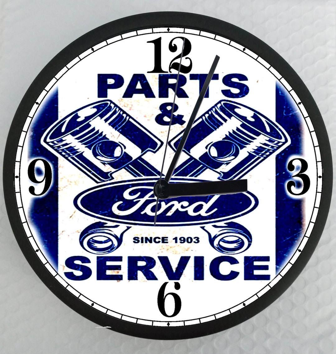 Ford Parts Mancave Garage Wall Clock - Etsy
