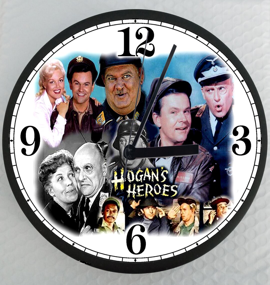 Hogan's Heroes Wall Clock, Comedy, WW2, POW, Home Decor, TV Show, Gift ...