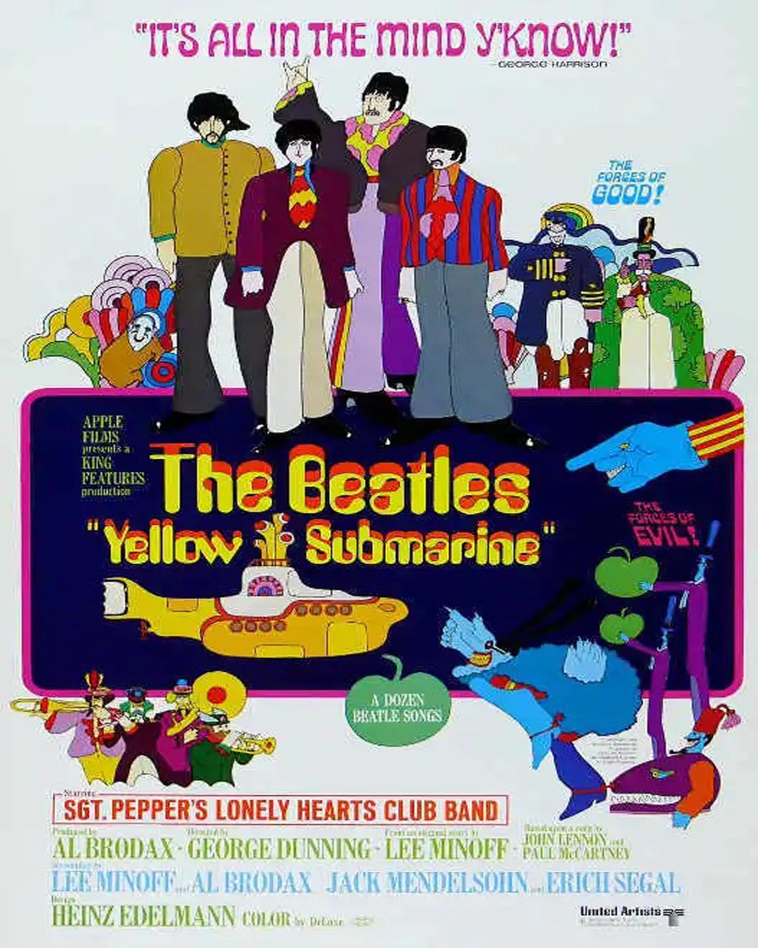 Yellow Submarine 8x10 Print - Etsy