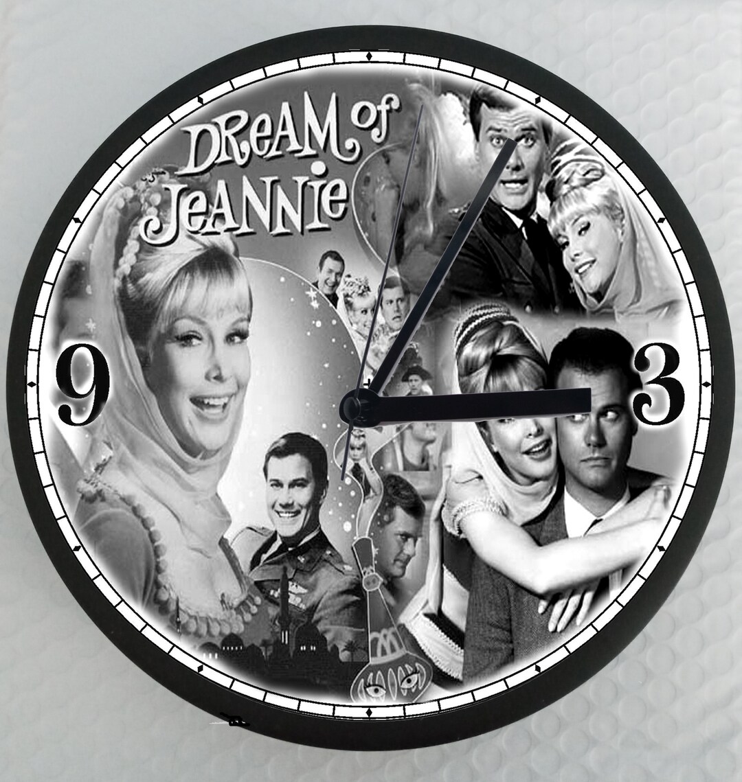 Dream of Jeannie Wall Clock, Comedy, Home Decor, 1960s, Sitcom, Gift - Etsy