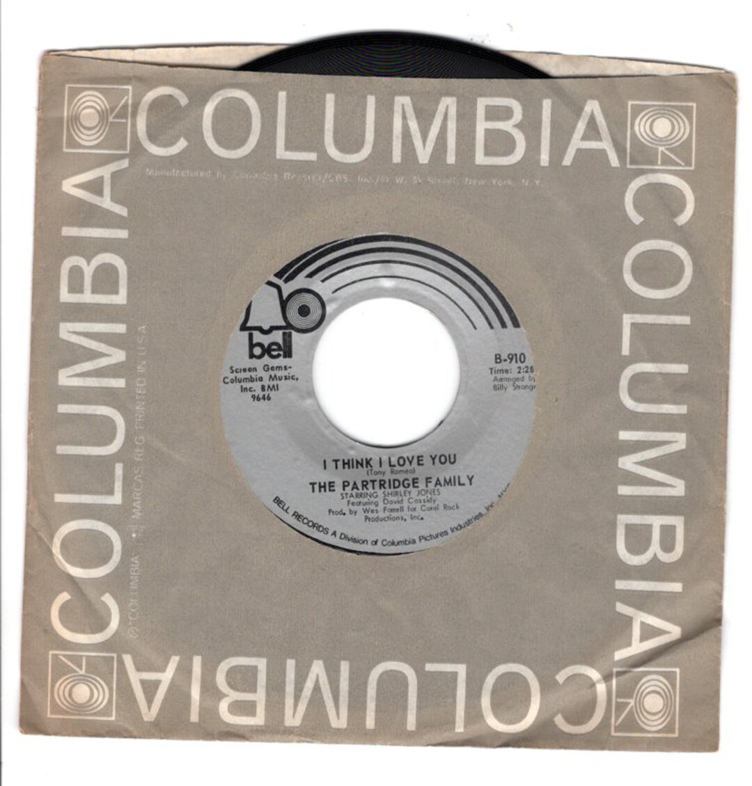 Partridge Family 45 RPM Record 1970 - Etsy