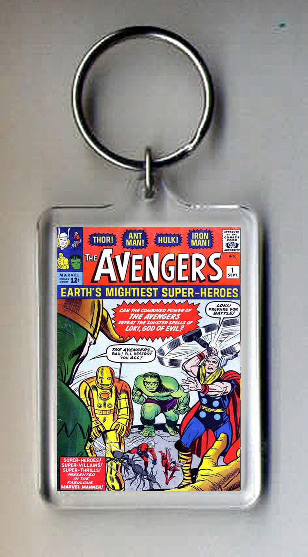 Avengers # 1 Comic Keyring - Etsy