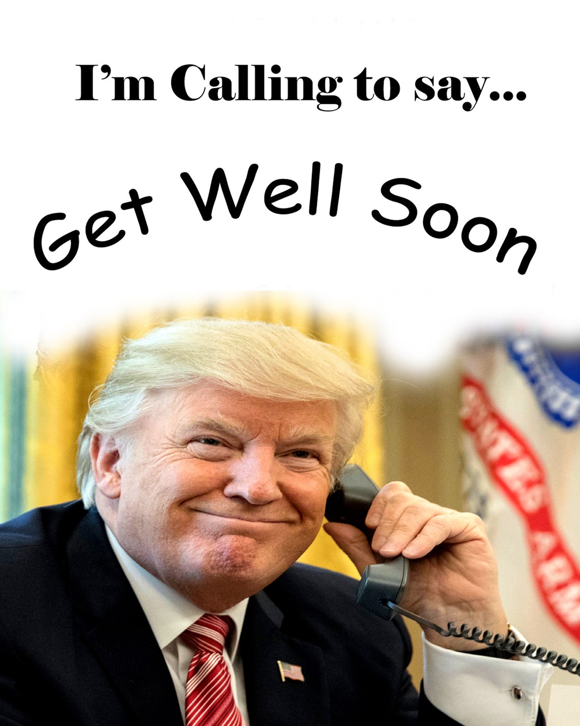 Donald J. Trump Get Well Card - Etsy