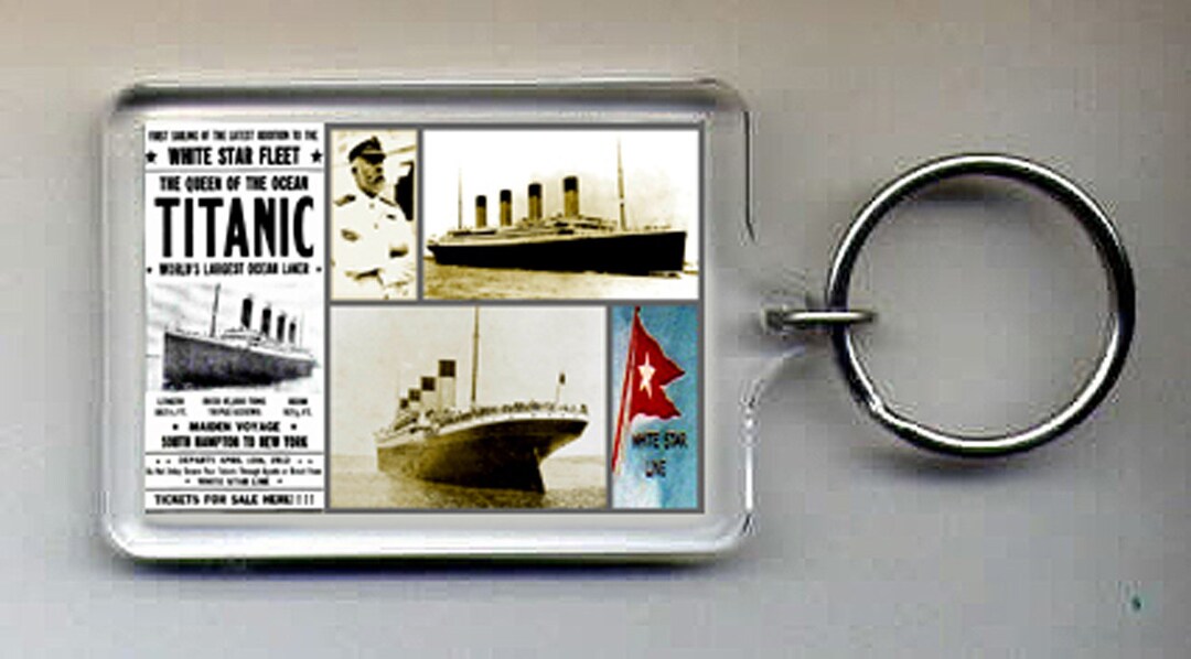 Titanic Collage Keyring - Etsy
