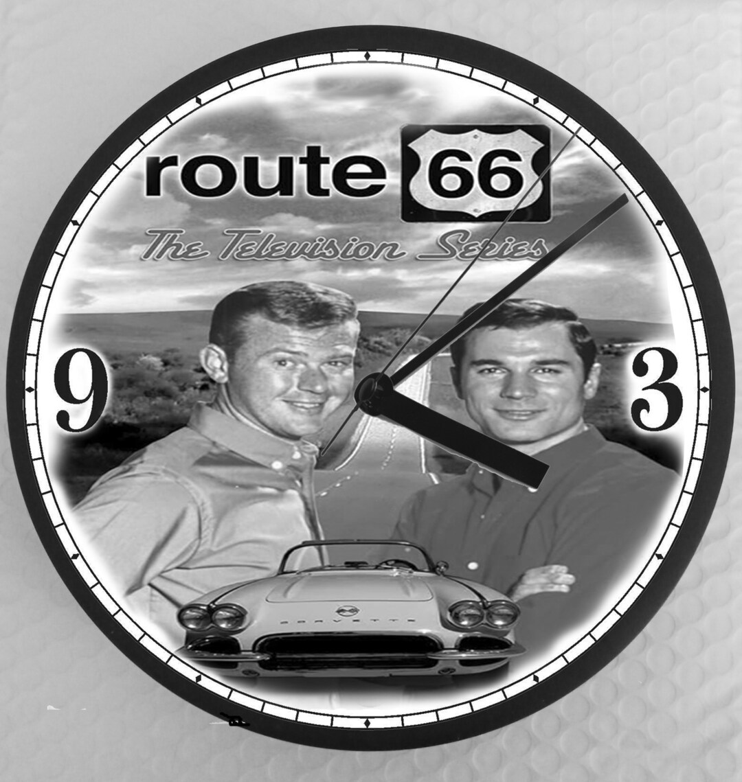 Route 66 Wall Clock - Etsy