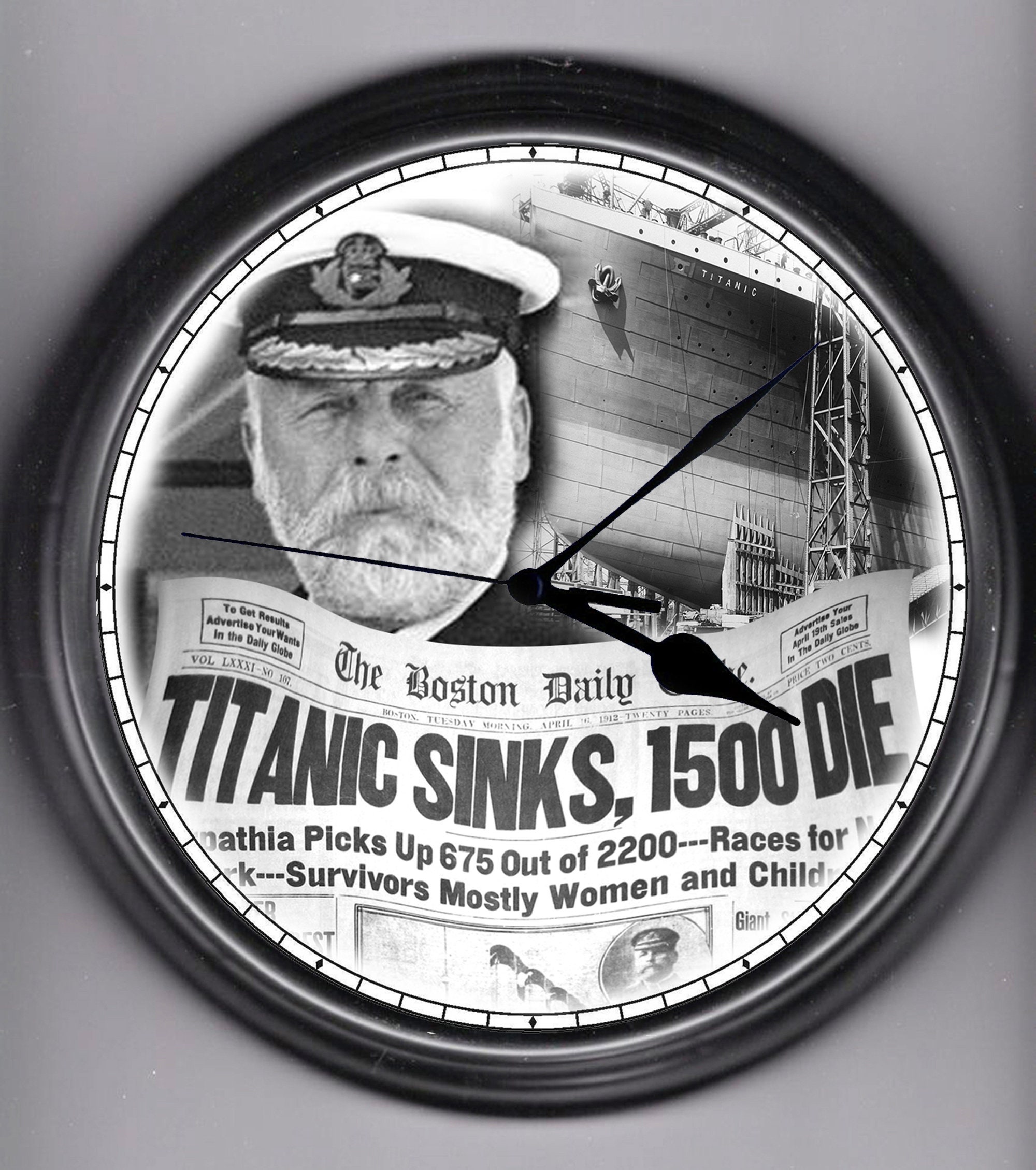 The Titanic Wall Clock | Etsy