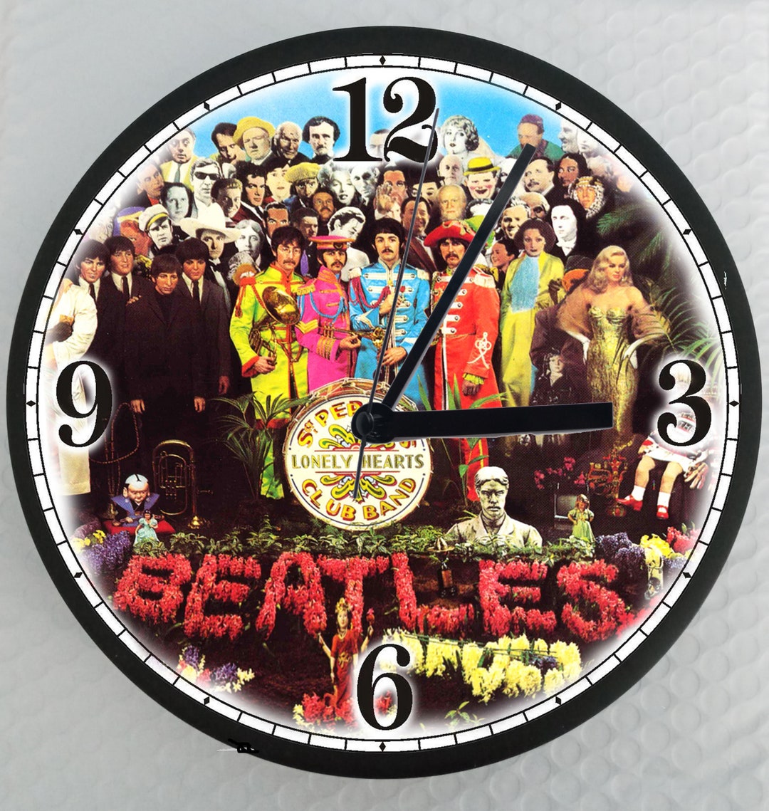 Beatles Sgt Pepper Wall Clock - Etsy