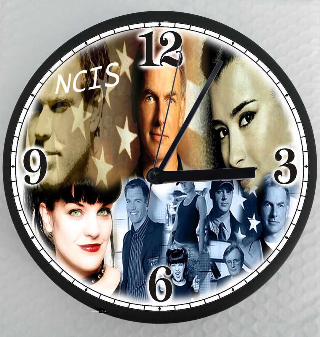 NCIS Wall Clock, TV Show, Crime, Terrorism, Navy, Home Decor, Gift - Etsy