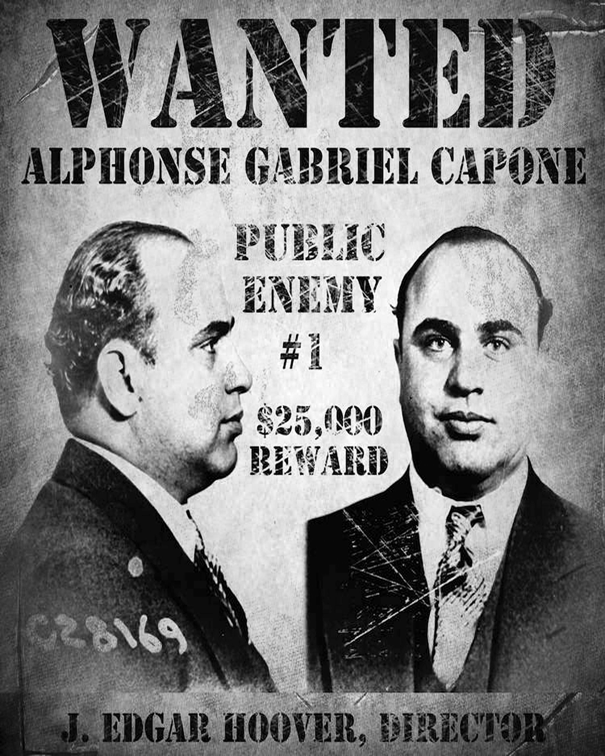 Al Capone Wanted Poster Print 8 X 10 - Etsy UK