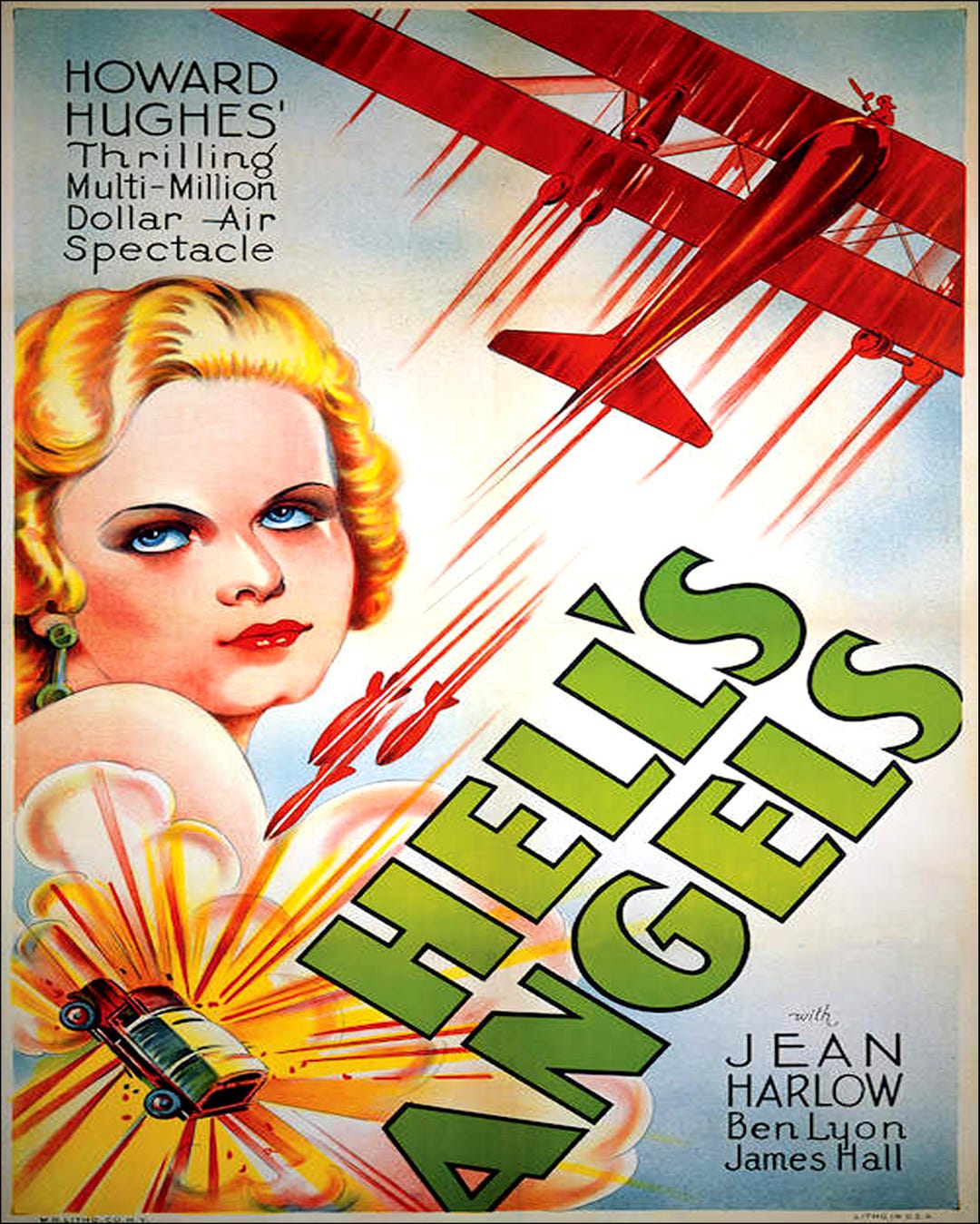 Hell's Angels Poster 8 X 10 - Etsy