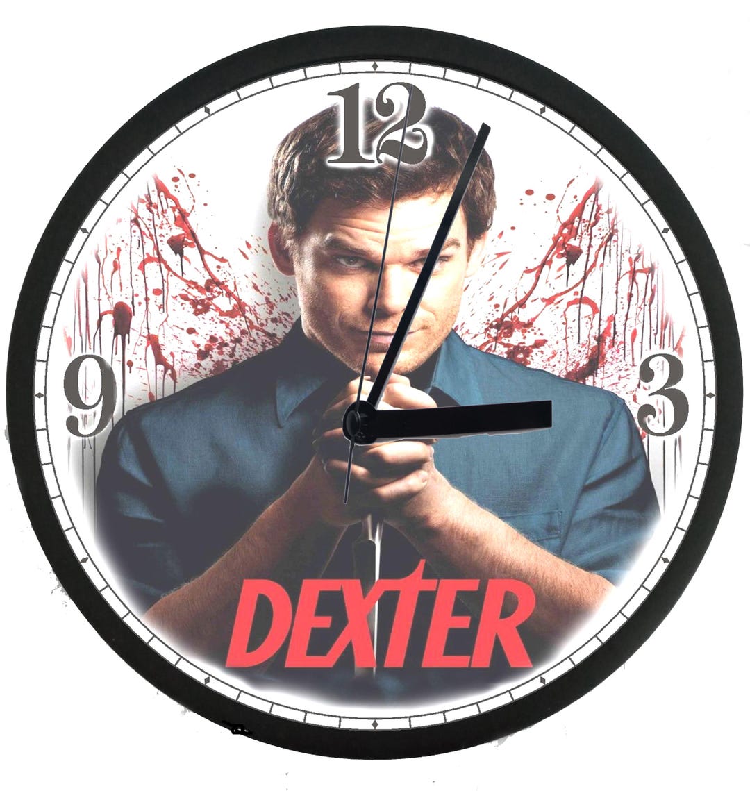 Dexter Wall Clock, Crime, Lawyer, TV Show, Home Decor, Gift - Etsy