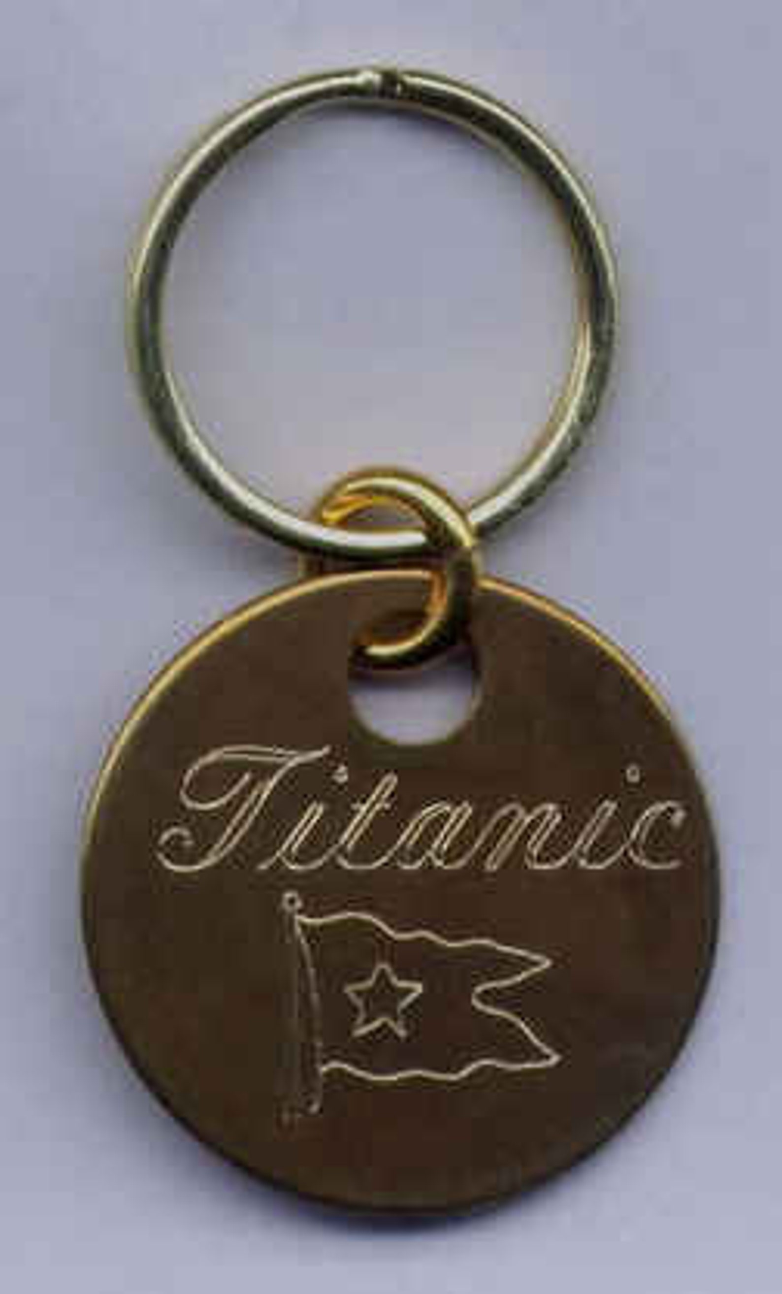 Titanic Model Kit Titanic Museum Metal Keyring - Dave Thompson Art ...