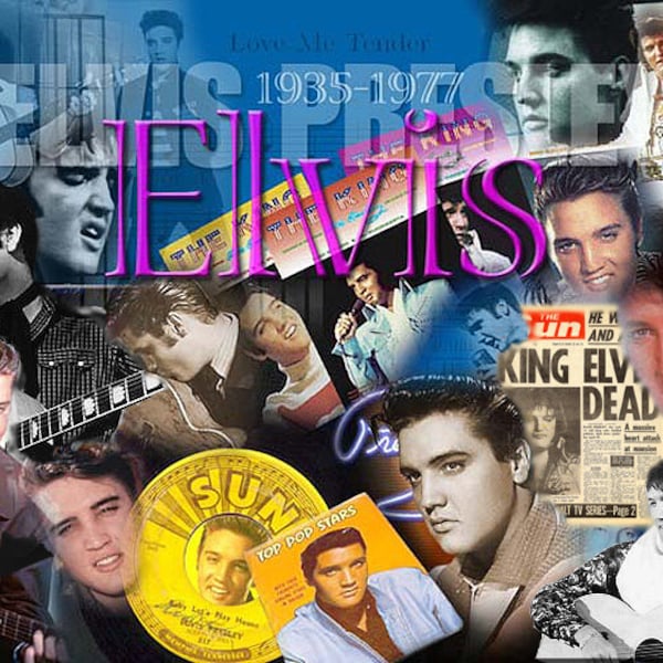 Elvis Collage - Etsy