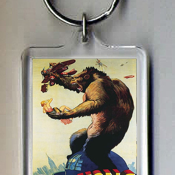 King Kong Keychain - Etsy