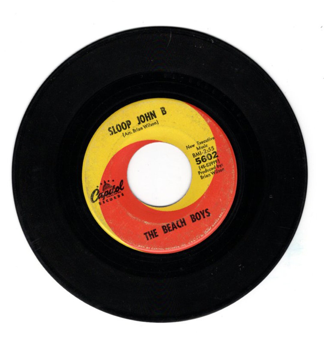 Sloop John B - Beach Boys 45 RPM Record 1966 - Etsy