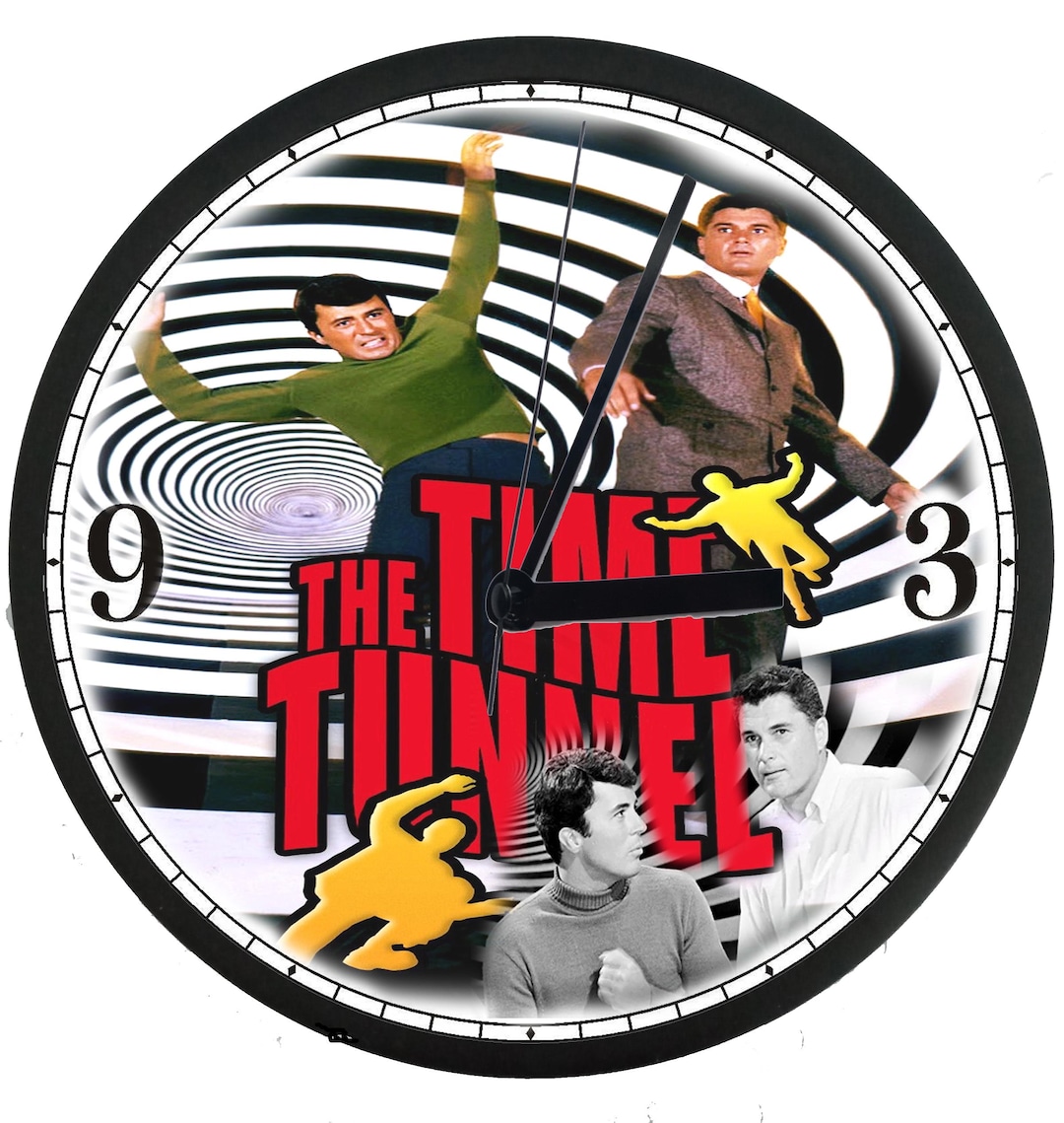 Time Tunnel Wall Clock, 1960s, Sci-fi, TV Show, Home Decor, Gift - Etsy
