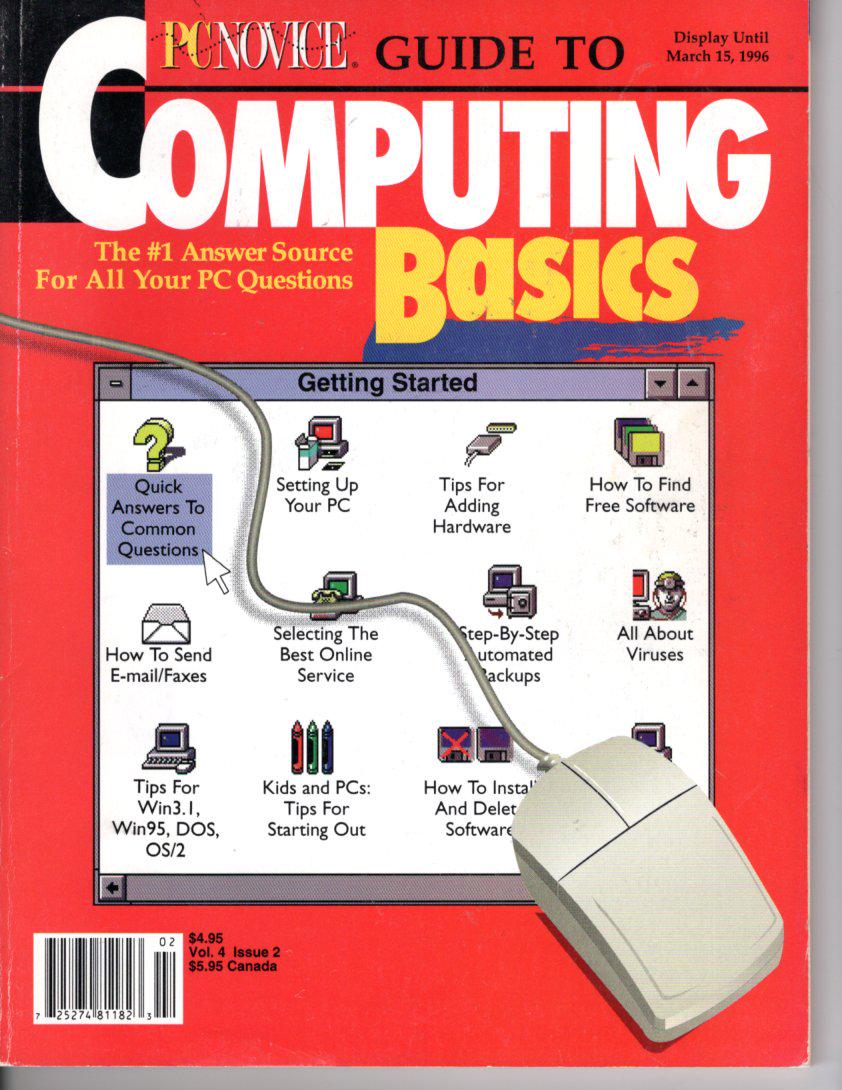 Vintage Computer Magazine Computing Basics 1996 - Etsy