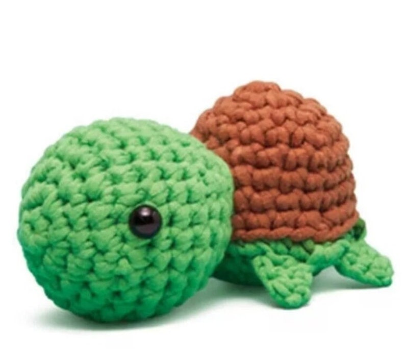 The Woobles Emilio the Turtle Crochet Kit - Etsy