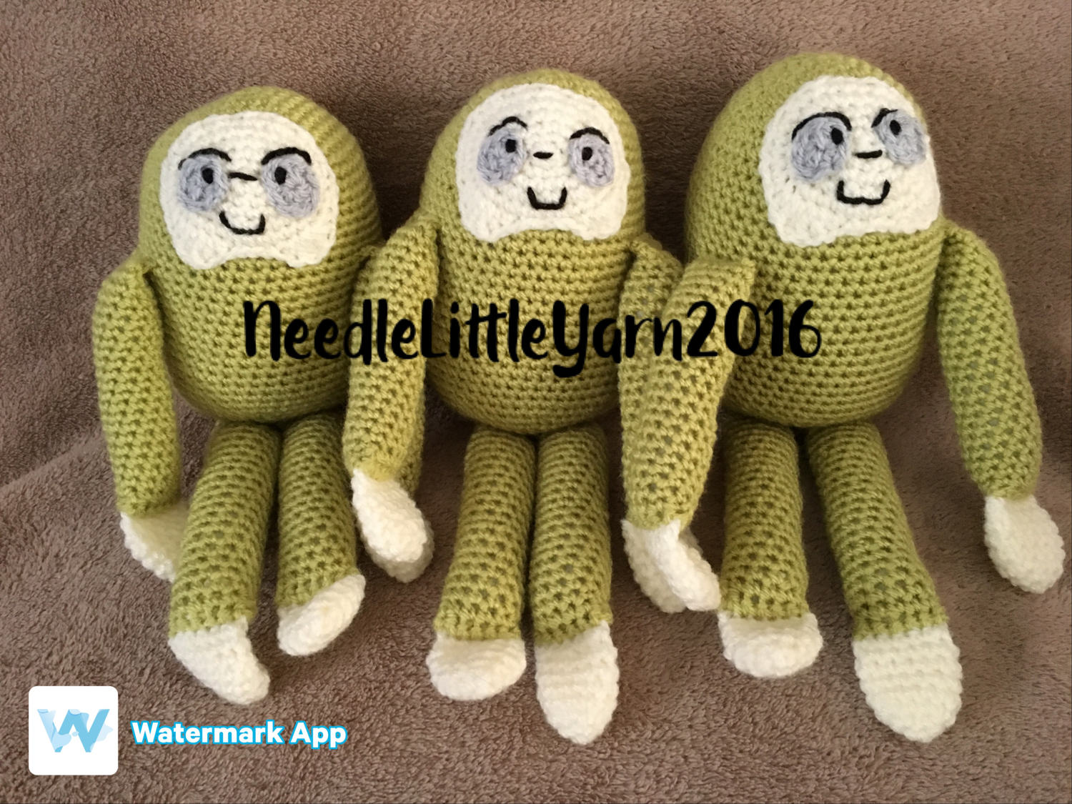 Grembly Gunk TWD Seymore the Sloth Crochet Sloth the - Etsy UK