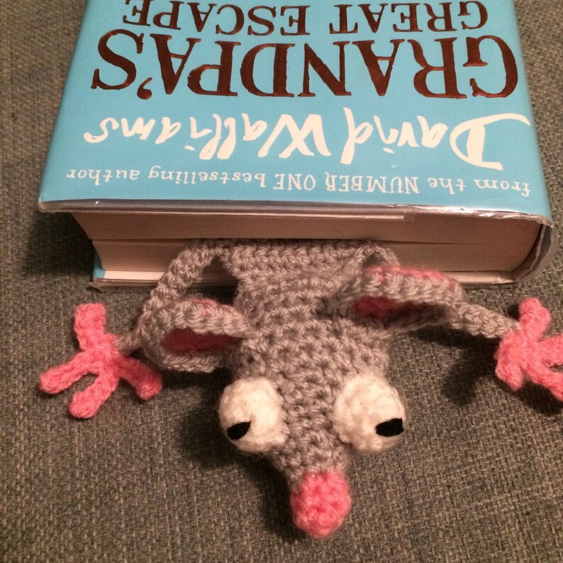 Squashed Rat Bookmark - Etsy UK