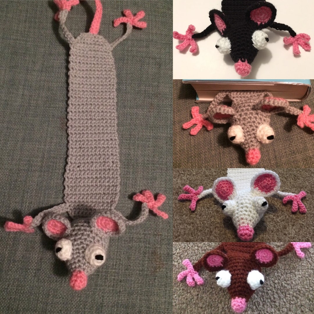 Squashed Rat Bookmark - Etsy UK