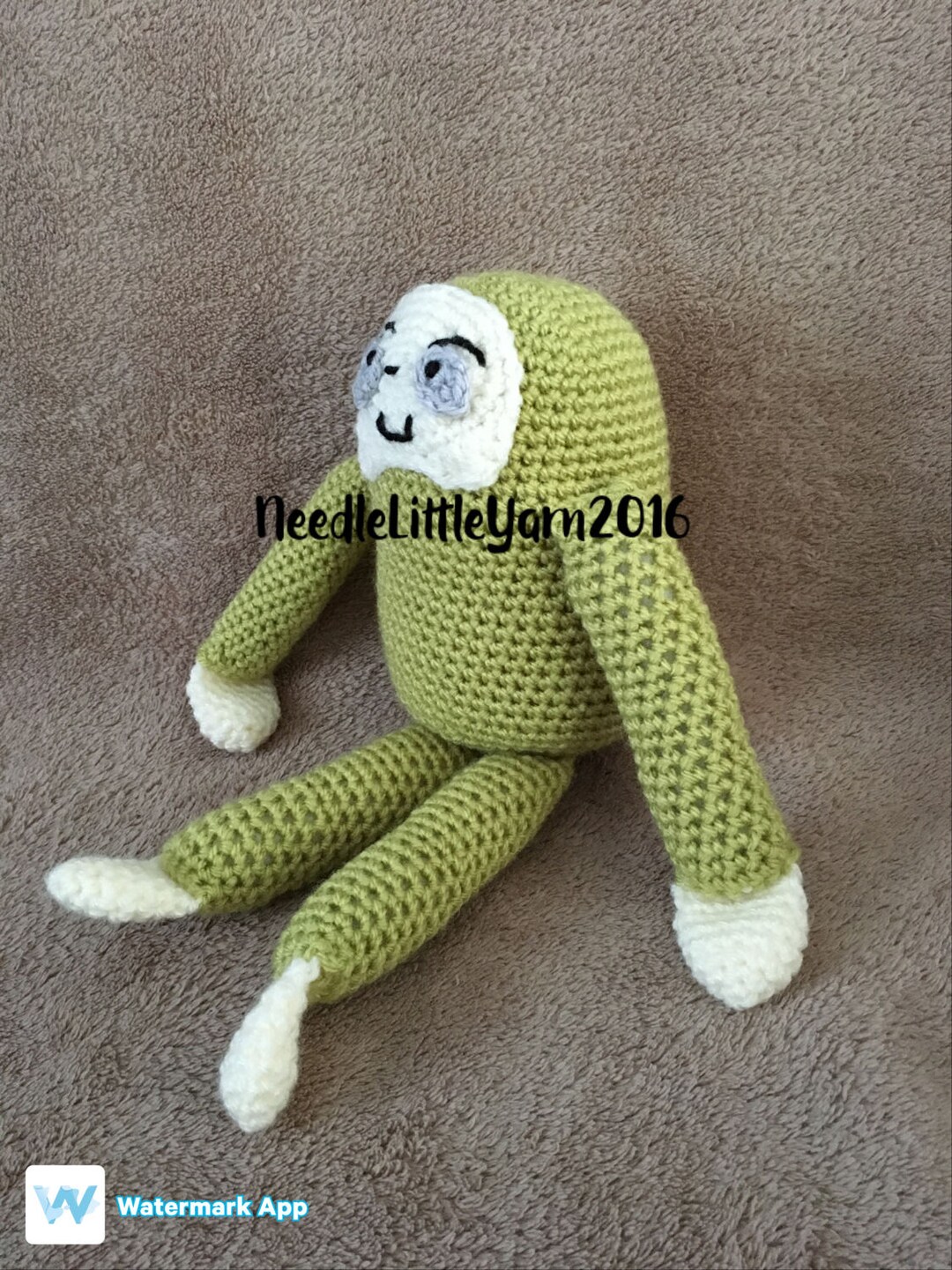 Grembly Gunk TWD Seymore the Sloth Crochet Sloth the - Etsy UK