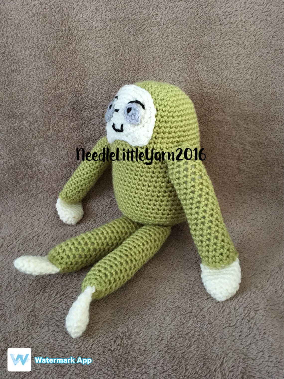Grembly Gunk TWD Seymore the Sloth Crochet Sloth the - Etsy UK
