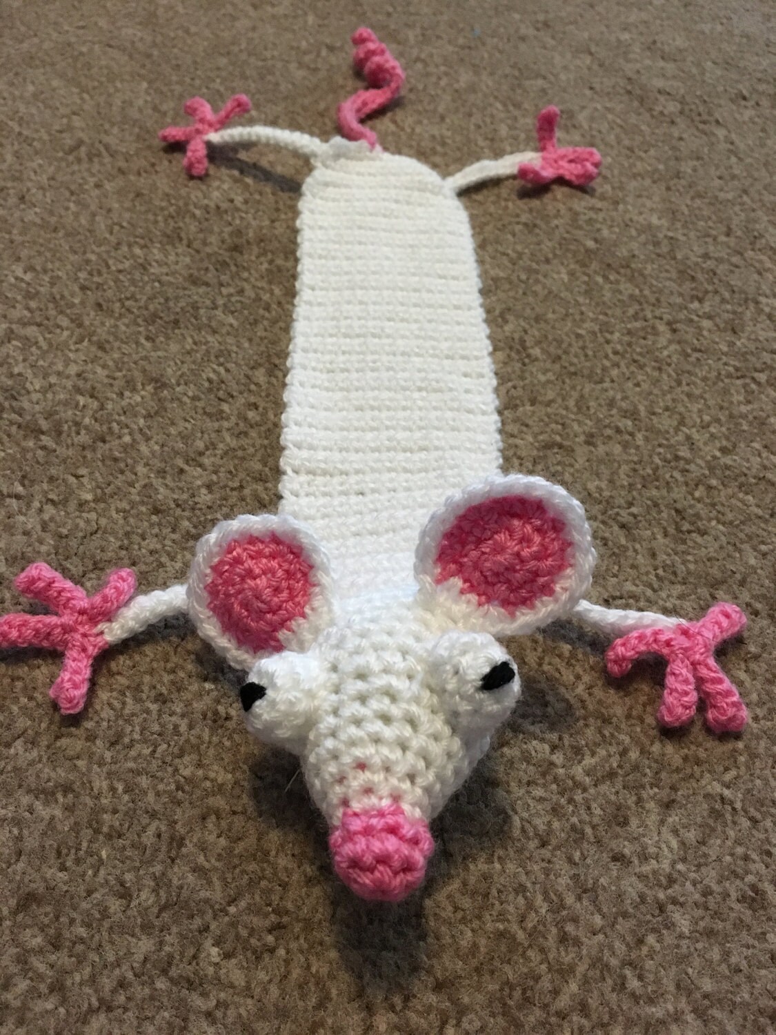 Squashed Rat Bookmark - Etsy UK