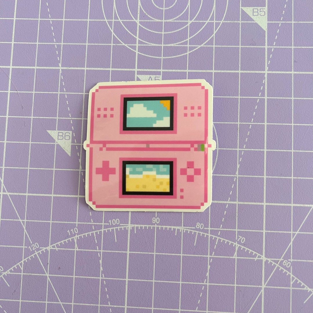 Cute Pixel DS Console Sticker | 5x5cm | Vinyl | Glossy - Etsy